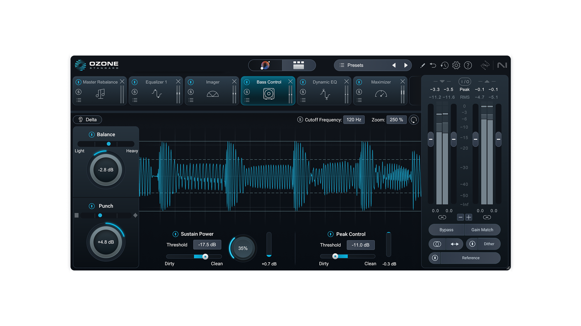 Ozone 12 Standard Preisübersicht | All-in-one mastering software