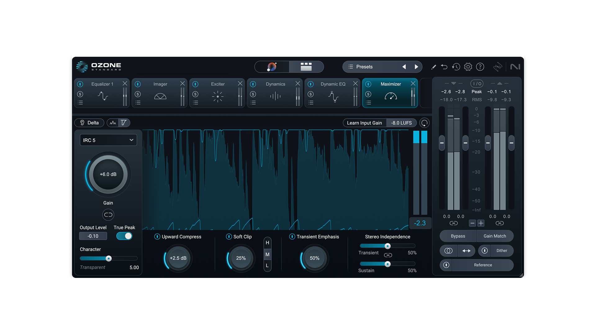 Ozone 12 Standard pricing | All-in-one mastering software